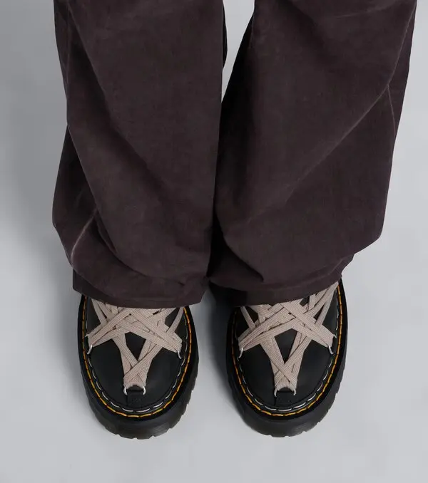 Rick Owens X Dr. Martens Leather Mules