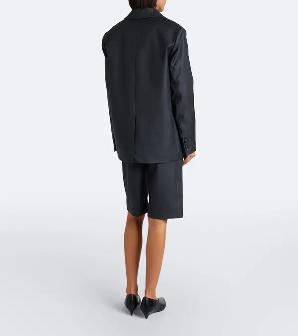 Loulou De Saison Robi Virgin Wool Bermuda Shorts
