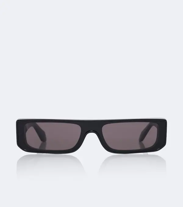 Alaïa Lettering Logo Rectangular Sunglasses