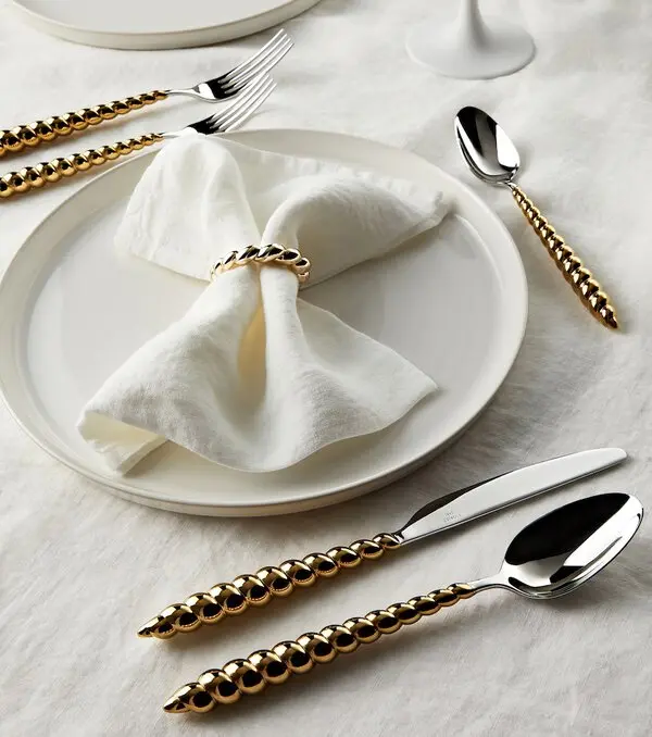 L'Objet X Jessica Mccormack Gold-plated Cutlery Set