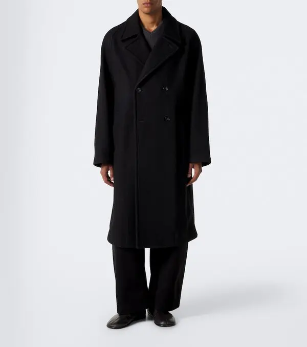 LEMAIRE Double-breasted Wool And Alpaca Coat