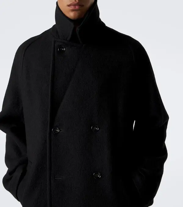 LEMAIRE Double-breasted Wool And Alpaca Coat