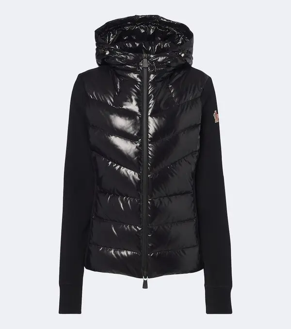 Moncler Down-paneled Ski Jacket - Black