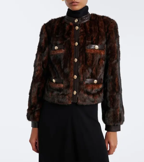 Rixo Jina Cropped Jacket