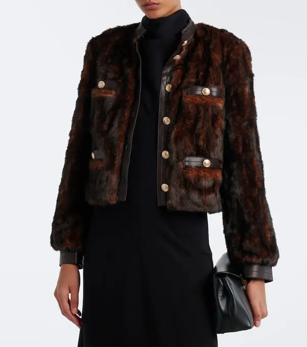 Rixo Jina Cropped Jacket