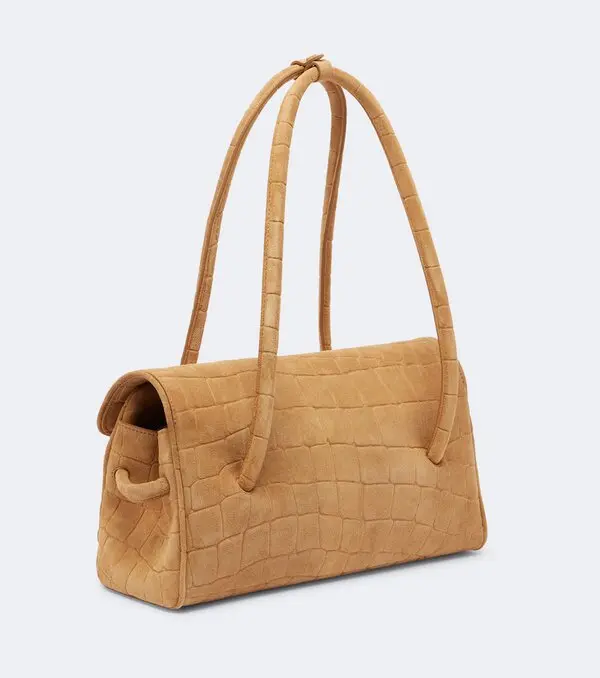 Jacquemus Turismo Long Medium Suede Shoulder Bag