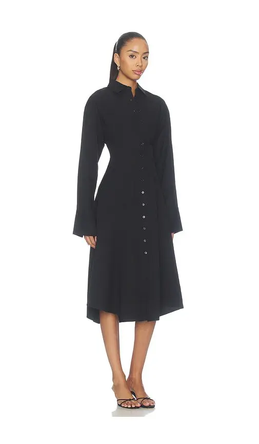 ALL THE WAYS Charitie Button Up Midi Dress