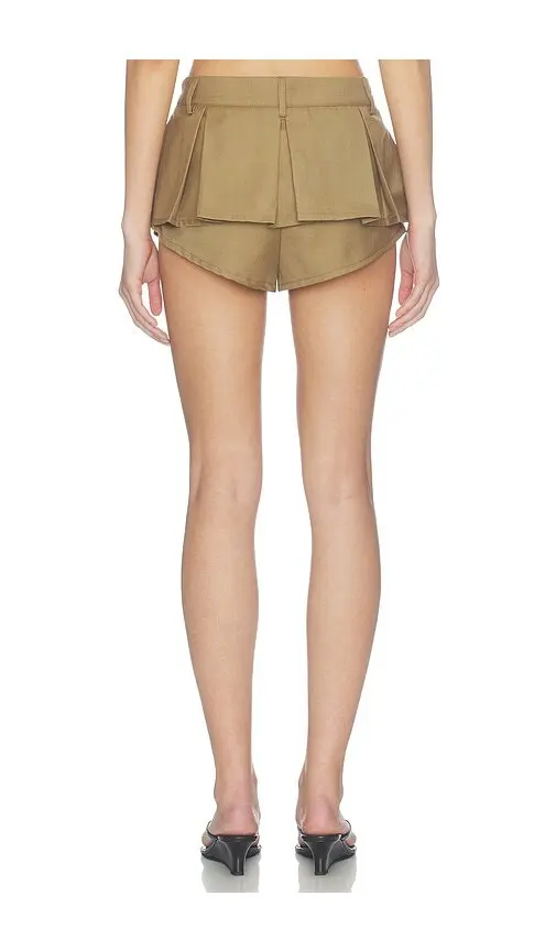 Lioness Allure Mini Skort In Brown