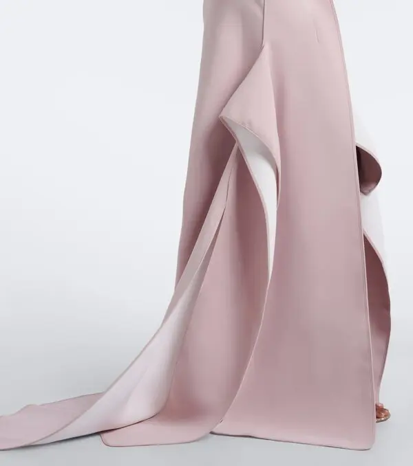 Maticevski Allude Asymmetric Draped Jersey Gown