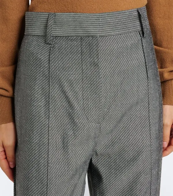 Stella McCartney Striped Tapered Pants