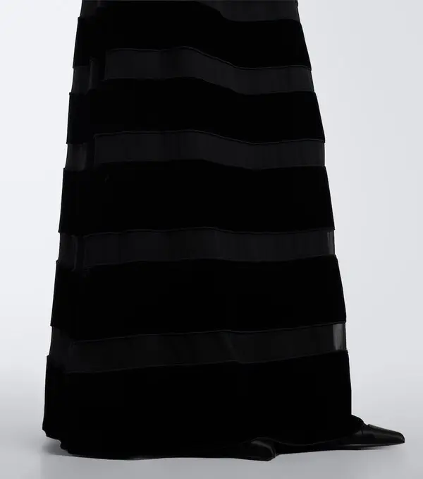 Max Mara Elegante Silk Georgette Gown