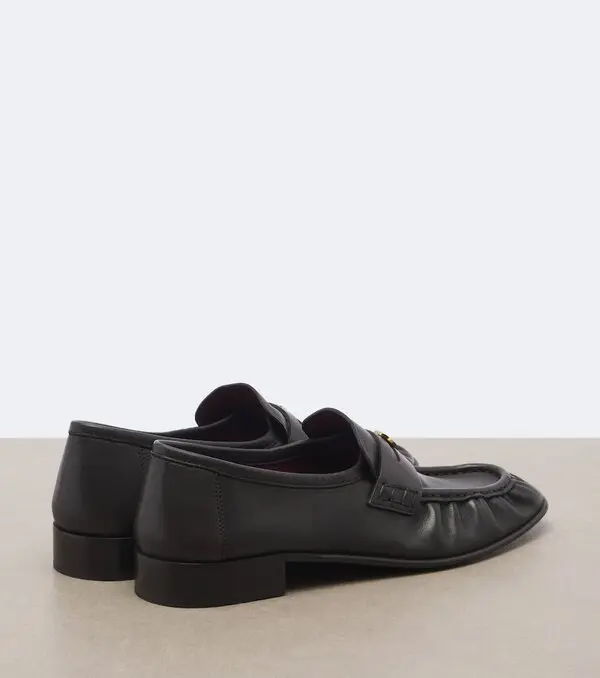 Chloé Letti Leather Penny Loafers