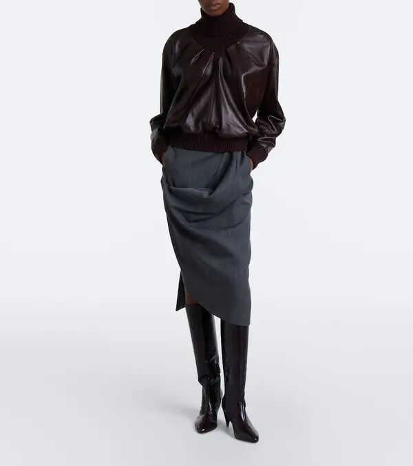 Victoria Beckham Maverick Leather Knee-high Boots