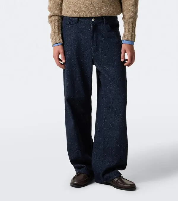 Auralee Silk Wide-leg Pants