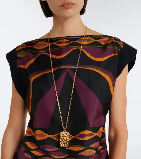 Emilio Pucci Marmo Pendant Necklace