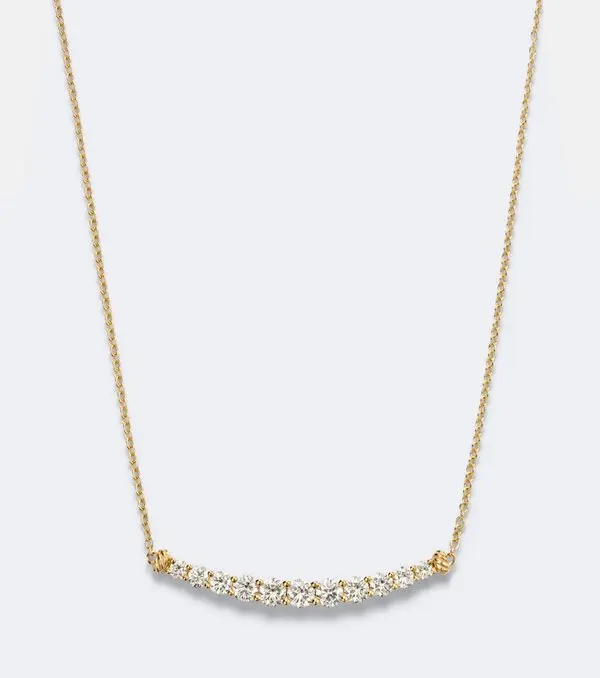 David Yurman Petite Pavé 18kt Necklace With Diamonds
