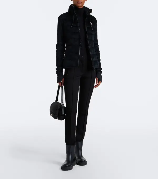 Moncler Down-paneled Teddy Cardigan