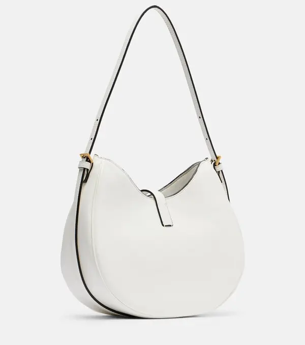 Versace Embleme Small Leather Shoulder Bag