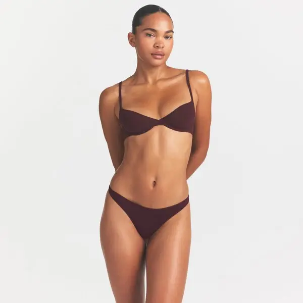 SKIMS Thong | Red | | Everyday Cotton - Currant