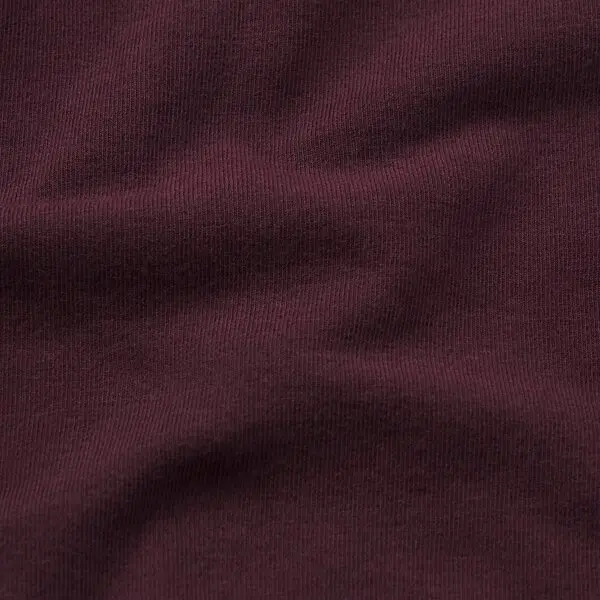 SKIMS Hoodie With Embossed Logo | Red | | Cotton Fleece
