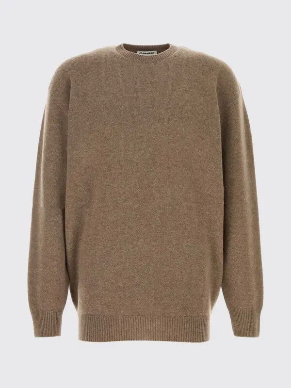JIL SANDER Wool And Cashmere Crewneck Jumper With Ribbed Trims