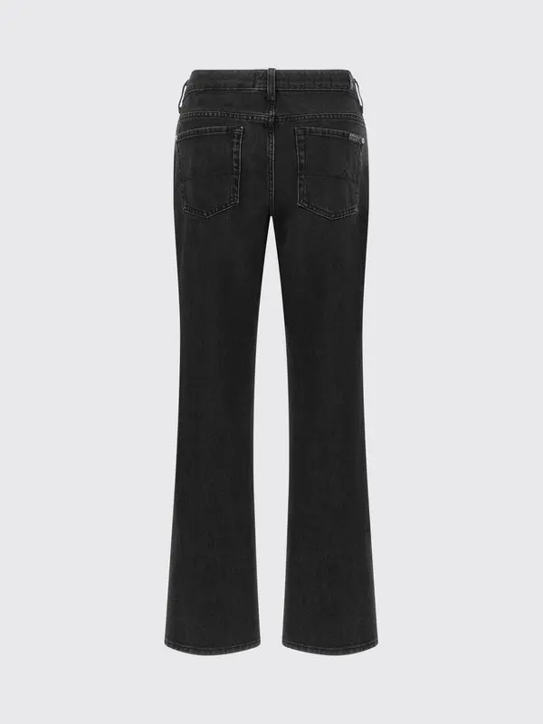 7 For All Mankind Calie High-waisted Flared Jeans In Stretch Cotton Denim