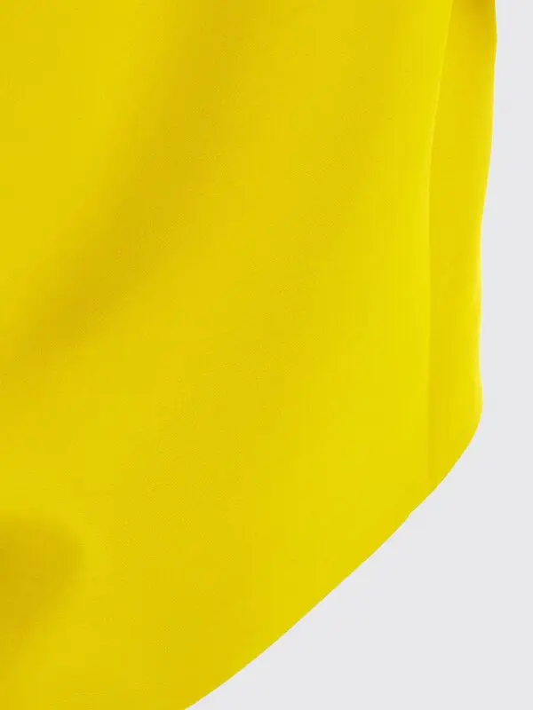 Balenciaga Sleeveless Wool And Silk Blend Top With U-neck