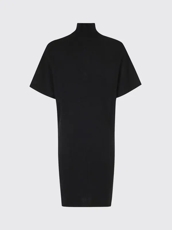 Federica Tosi Knit Sheath Mini Dress In Wool And Cashmere With Mock Neck