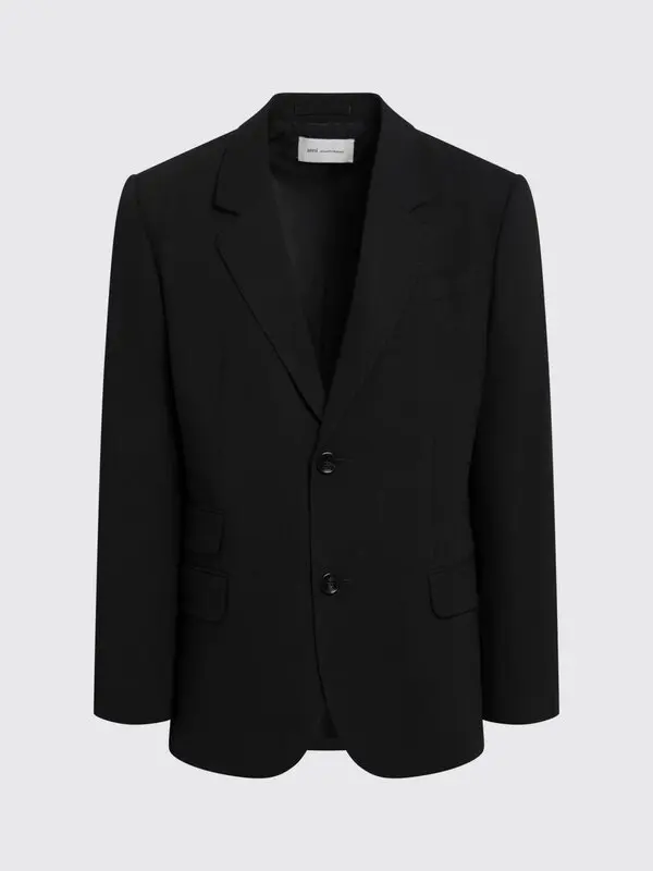 AMI Paris Single-breasted Two-button Wool Blazer