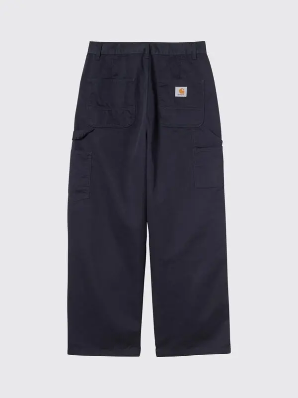 Carhartt Work In Progress Brockman Wide-leg Cotton Twill Trousers With Pleats
