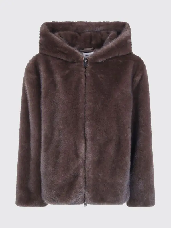 PAROSH Short Faux-fur Jacket P.a.r.o.s.h. With Classic Collar And Zip Closure