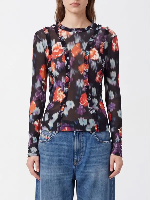 Ulla Johnson Clover Floral-print Jersey Long-sleeved Top