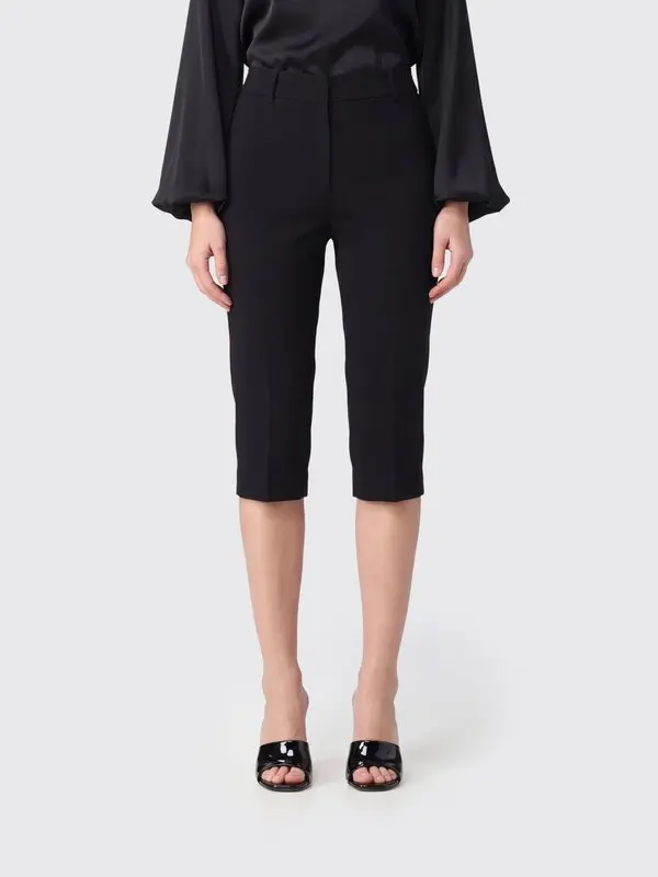 Magda Butrym Mid-rise Slim-fit Jersey Bermuda Shorts - Black