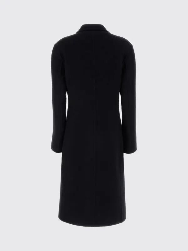 JIL SANDER Single-breasted Long Coat In Cashmere And Silk