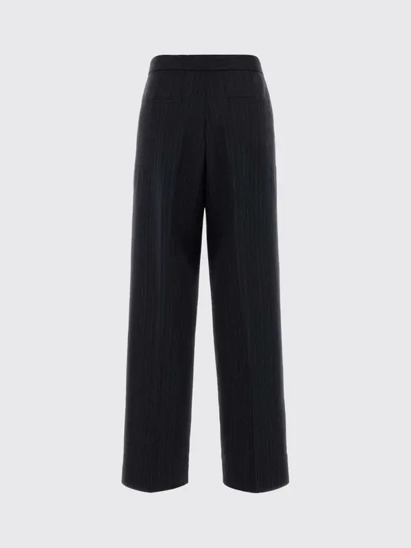 JIL SANDER Pinstriped Wide-leg Wool Tailored Trousers