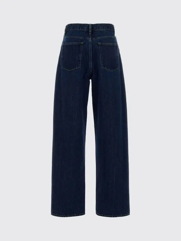 JIL SANDER High-waisted 5-pocket Straight-leg Cotton Jeans