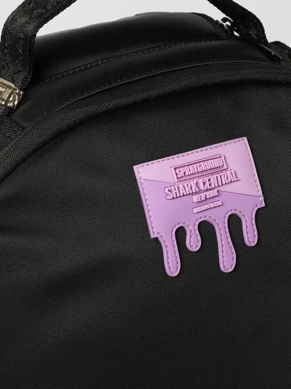 SPRAYGROUND Shark Central Backpack In Tech Fabric And Mesh With Contrast Logo