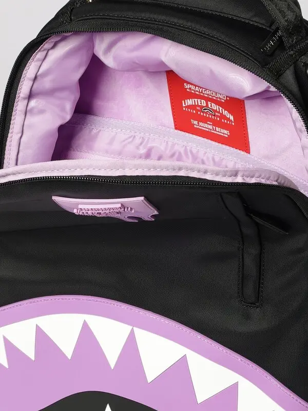 SPRAYGROUND Shark Central Backpack In Tech Fabric And Mesh With Contrast Logo