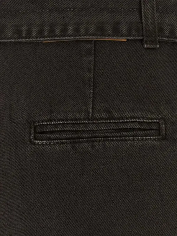Magda Butrym High-waisted Denim Shorts With Adjustable Belt