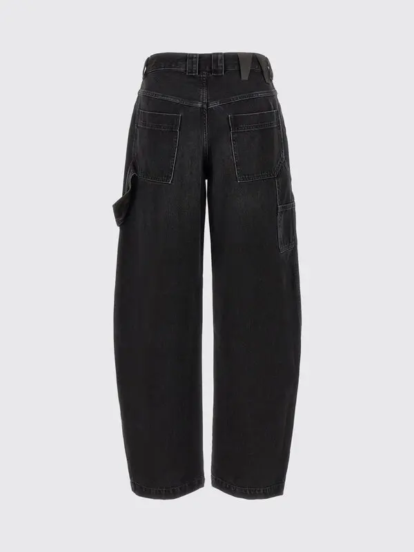 DARKPARK High-waisted Wide-leg Baggy Jeans In Cotton Denim