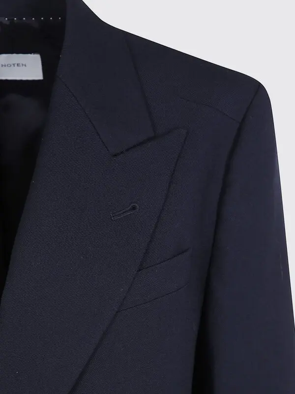 Dries Van Noten Relaxed Fit Double-breasted Long Coat In Pure Wool