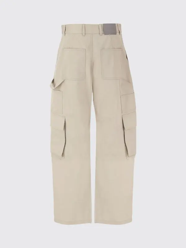 Balenciaga High-waisted Wide-leg Cargo Trousers In Cotton