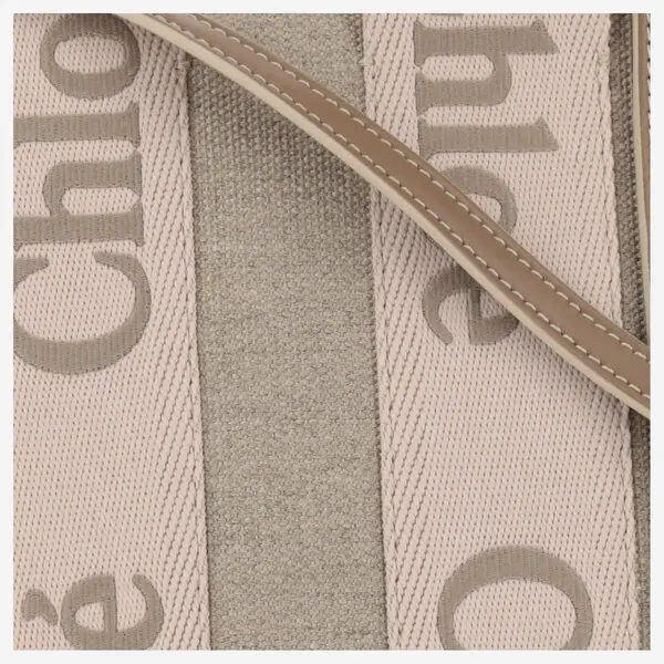 Chloé Small Woody Linen Tote Bag - Multi