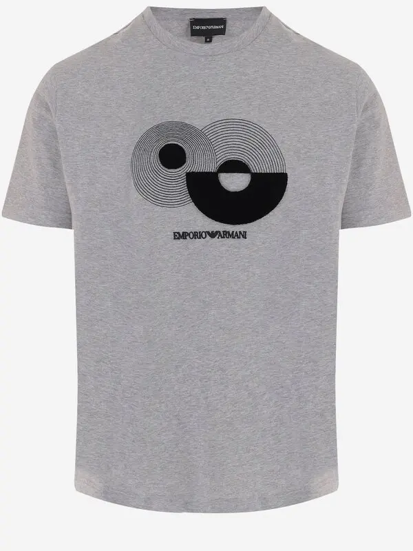 Emporio Armani Cotton T Shirt With Logo
