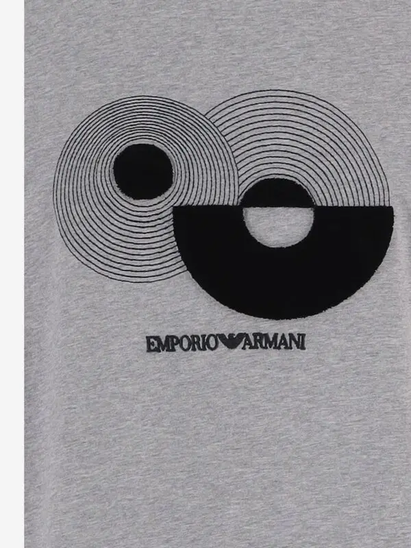 Emporio Armani Cotton T Shirt With Logo