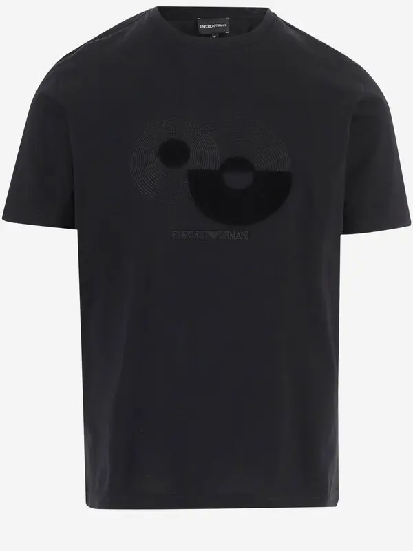 Emporio Armani Cotton T Shirt With Logo