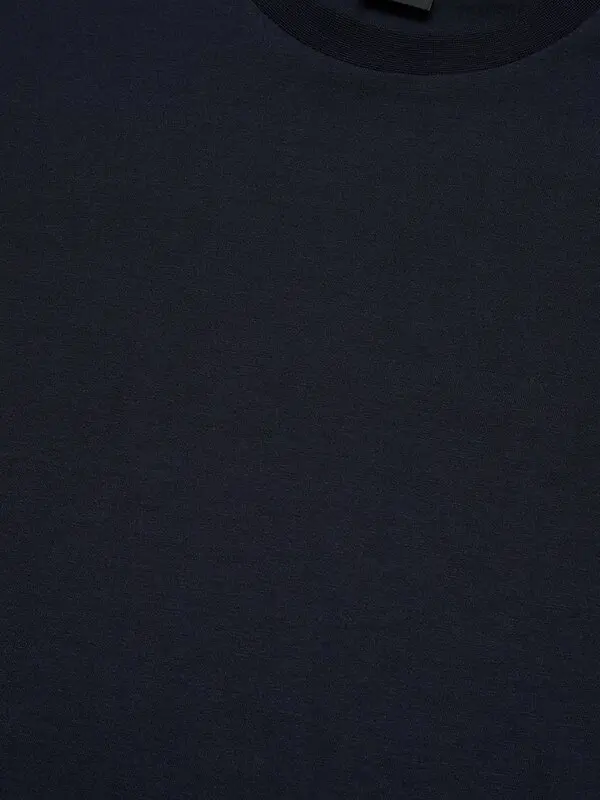 Hugo Boss Cotton T Shirt - Navy