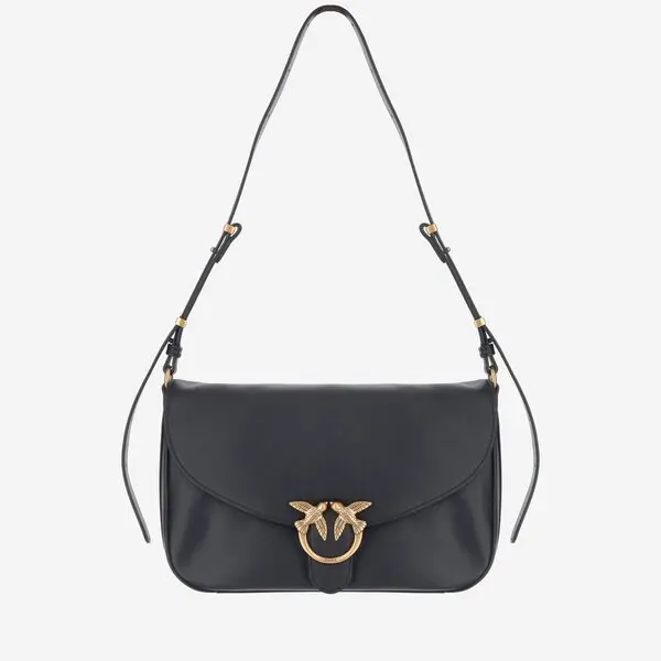 Pinko Leather Bag With Logo