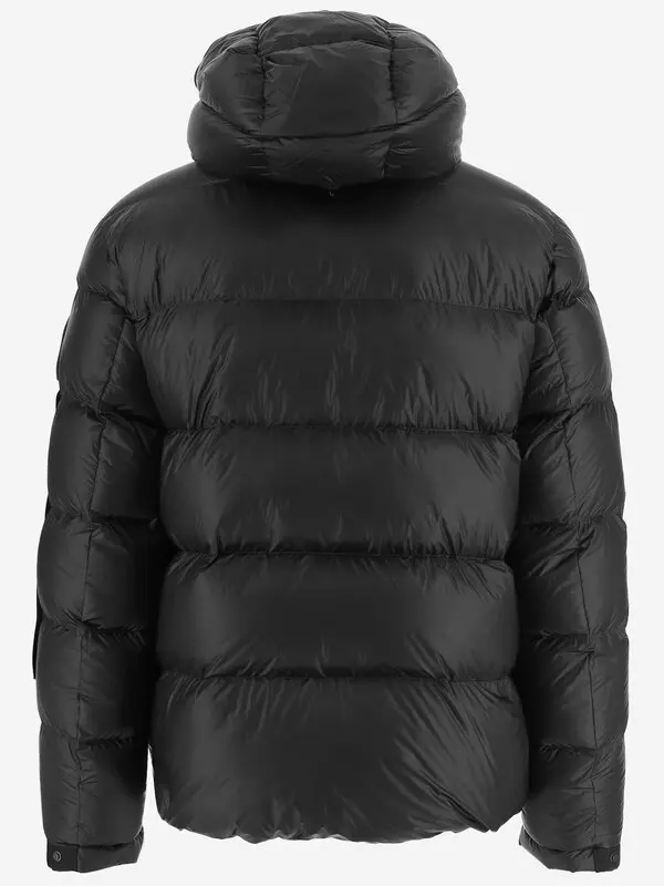 OUTHERE Quilted Nylon Down Jacket With Hood - Black