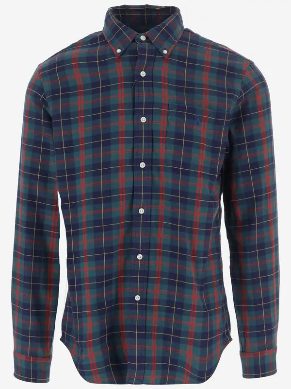 Polo Ralph Lauren Cotton Shirt With Check Pattern